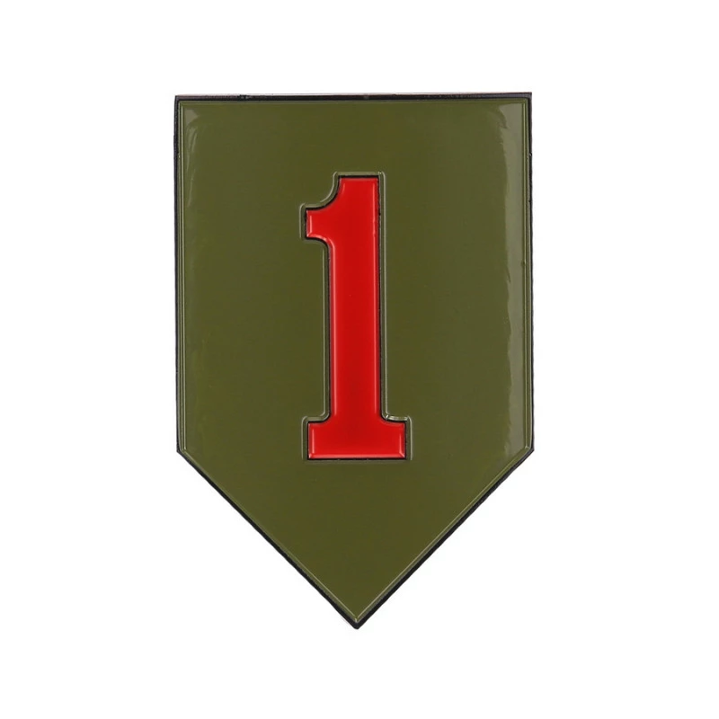 Logo en métal de la 1st Infantry Division
