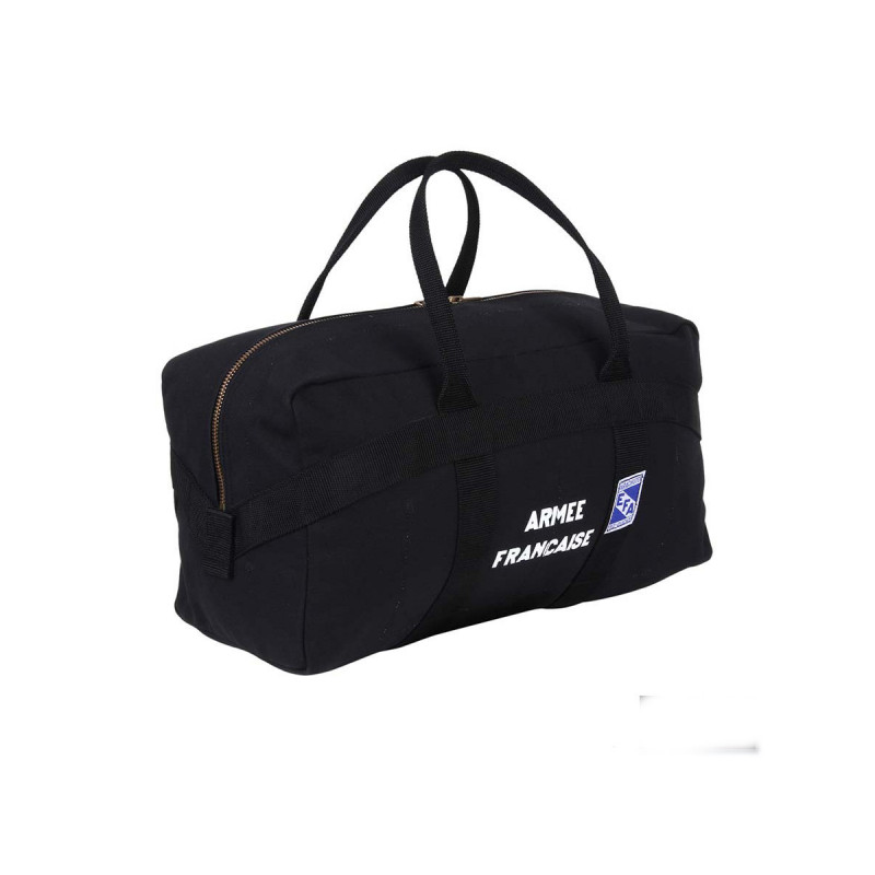 Sac TAP Armée Française toile coton PM - NOIR