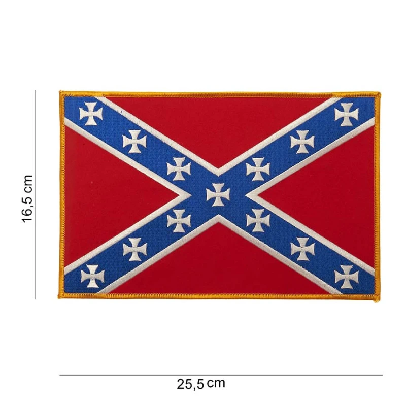 Patch " drapeau rebel cross (large) R1076
