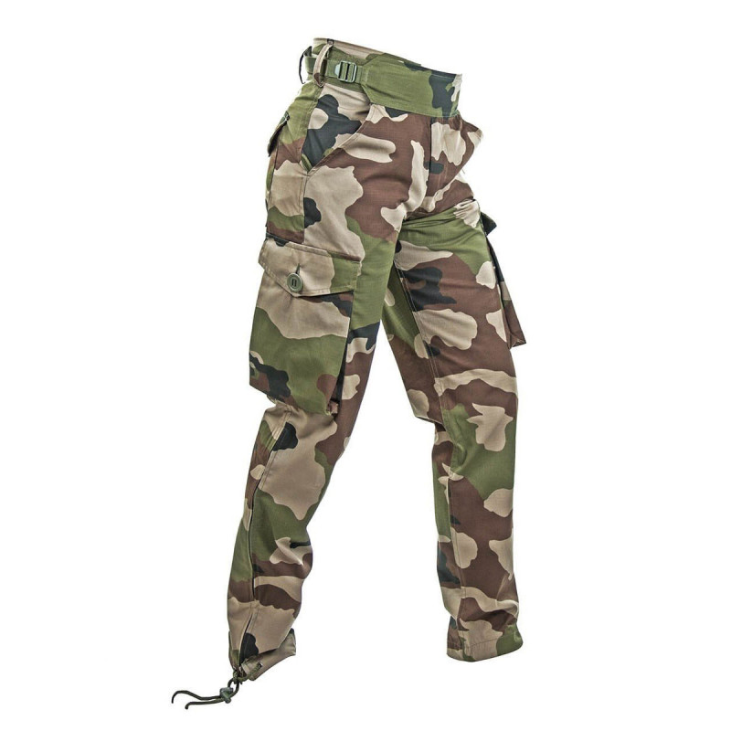 Pantalon Treillis Militaire homme, camouflage ou vert kaki, unis