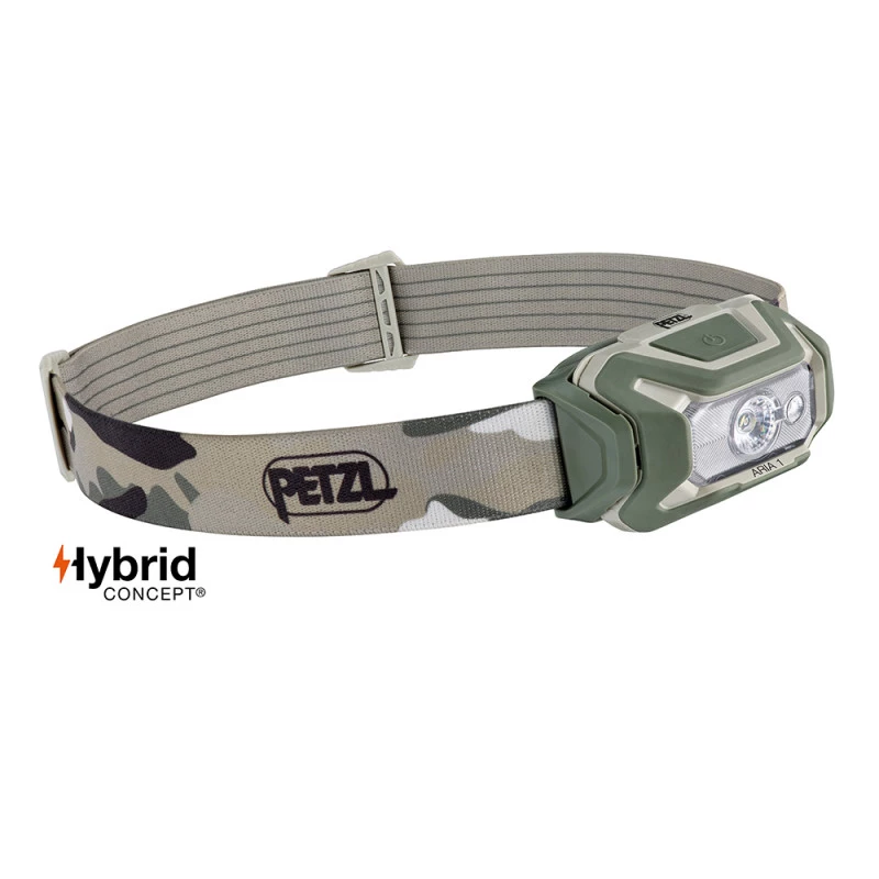Lampe frontale Hybrid éclairage 4 couleurs Aria 1 camo fr/ce - 350 ...