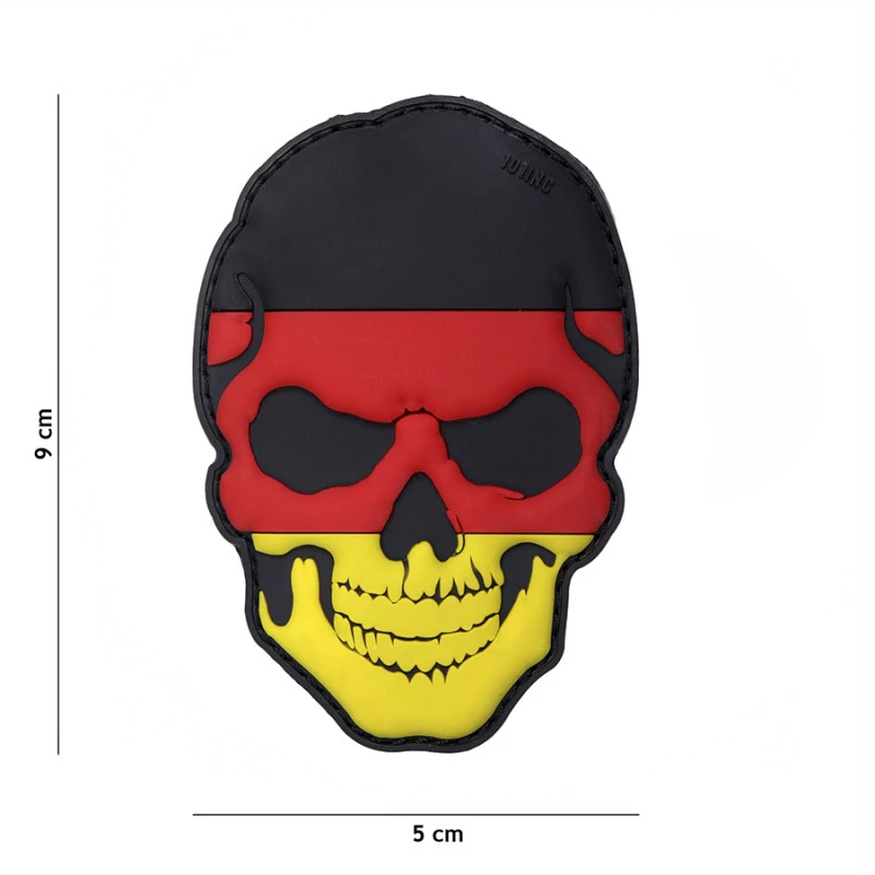 Patch 3D PVC skull Germany R16006